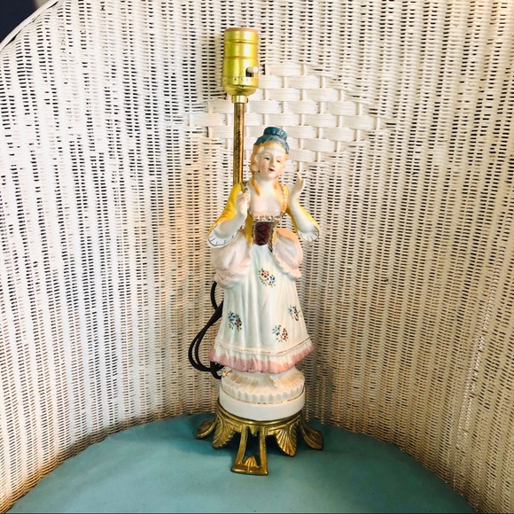 Vintage | Accents | Vintage Porcelain Doll Lamp | Poshmark